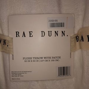Rae Dunn | Bedding | Rae Dunn Home Sweet Home Plush Throw With Patch ...